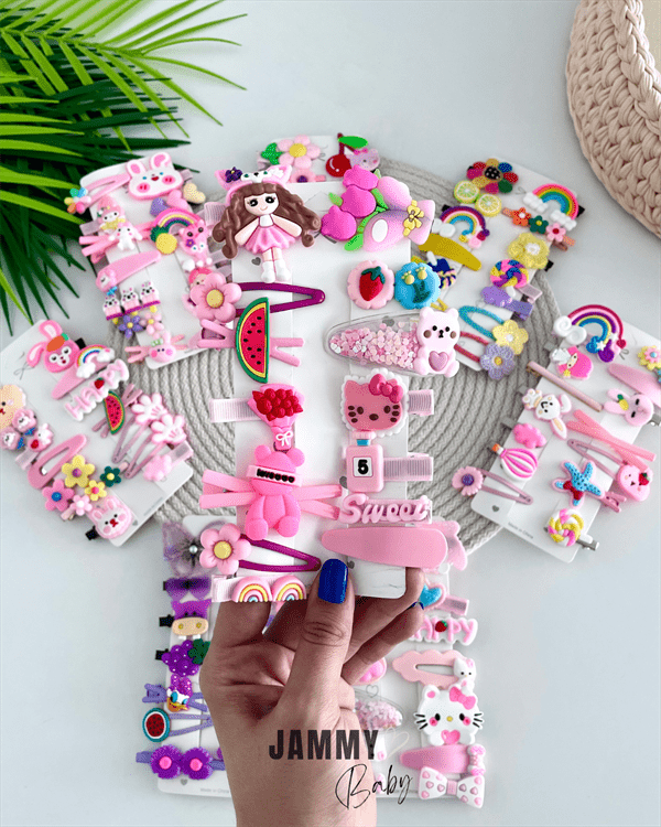 ensemble de 14 pinces assorties Sweet – Justyol
